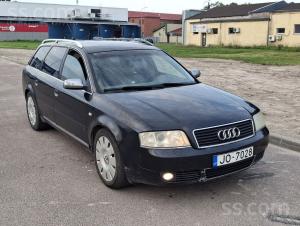 Black Audi A6 2002 in Liepaja, with an engine capacity of 2.50 L and mileage of 310 thousand km for 1000 €, photo  on AUTOMOTO.COM.LV