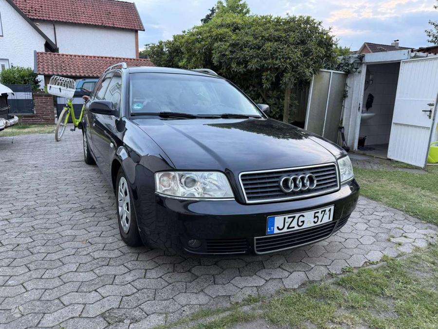 Black Audi A6 2002 in Kaunas, with an engine capacity of 1.90 L and mileage of 420 thousand km for 800 €, photo 1 on AUTOMOTO.COM.LV