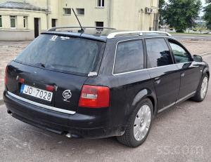 Black Audi A6 2002 in Liepaja, with an engine capacity of 2.50 L and mileage of 309 thousand km for 650 €, photo 4 on AUTOMOTO.COM.LV