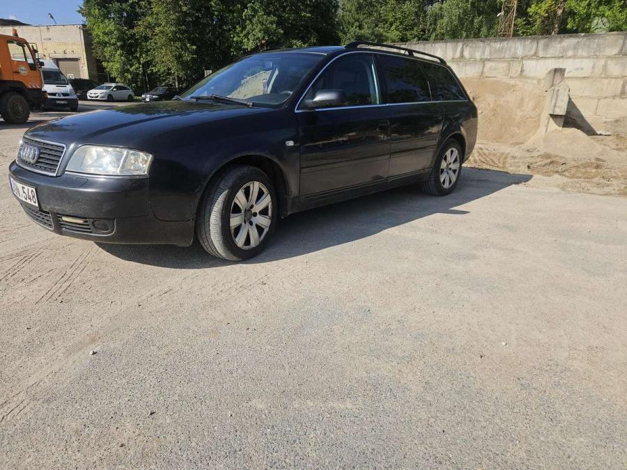 Черный Ауди А6 2002 в Вильнюс, объемом двигателя 2.50 л и пробегом 350 тыс. км за 1700 €, фото 4 на AUTOMOTO.COM.LV