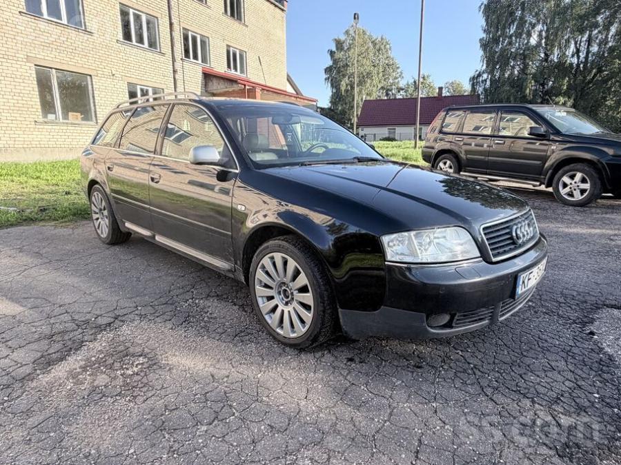 Black Audi A6 2002 in Rezekne, with an engine capacity of 1.90 L and mileage of 348 thousand km for 2400 €, photo 3 on AUTOMOTO.COM.LV