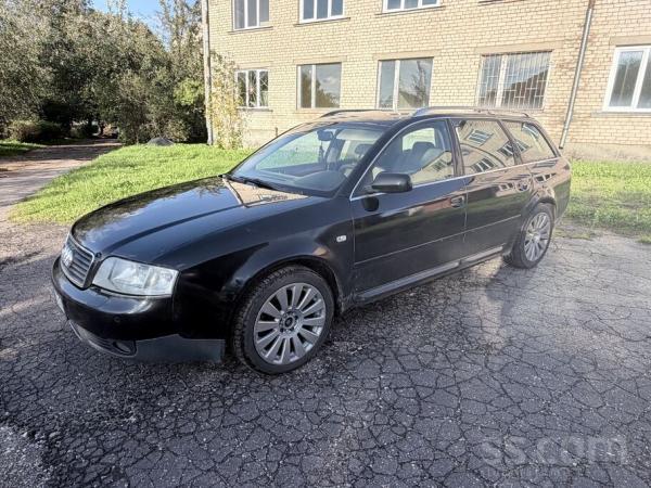 Melns Audi A6 2002 Rēzekne, ar dzinēja tilpumu 1.90 L un nobraukumu 348 tūkst. km par 2400 €, foto 1 vietnē AUTOMOTO.COM.LV
