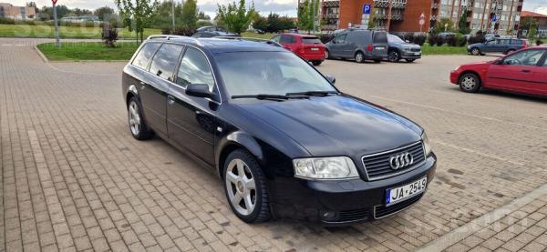 Black Audi A6 2002 in Jelgava, with an engine capacity of 2.50 L and mileage of 386 thousand km for 1200 €, photo 3 on AUTOMOTO.COM.LV