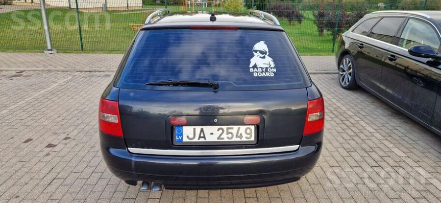 Black Audi A6 2002 in Jelgava, with an engine capacity of 2.50 L and mileage of 386 thousand km for 1200 €, photo 17 on AUTOMOTO.COM.LV