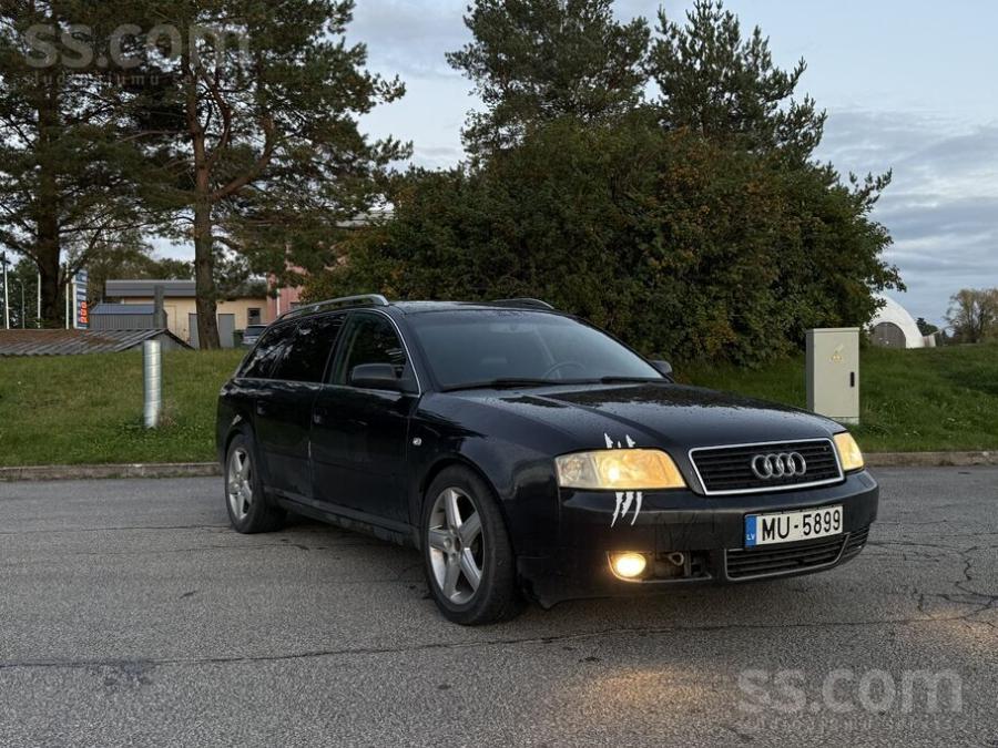 Black Audi A6 2002 in Cesis, with an engine capacity of 2.50 L and mileage of 320 thousand km for 1500 €, photo 4 on AUTOMOTO.COM.LV