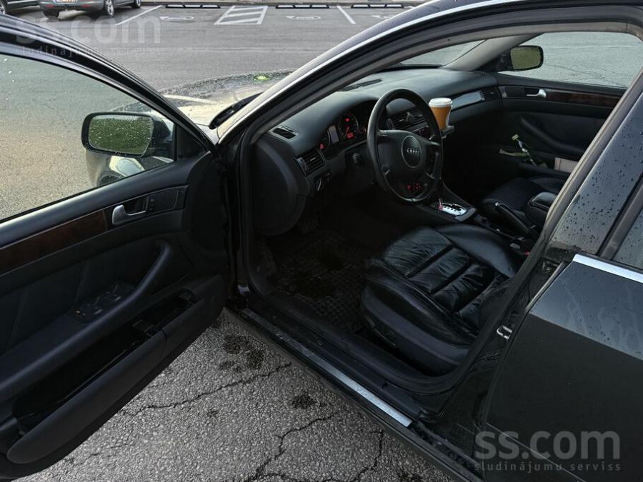 Black Audi A6 2002 in Cesis, with an engine capacity of 2.50 L and mileage of 320 thousand km for 1500 €, photo 10 on AUTOMOTO.COM.LV