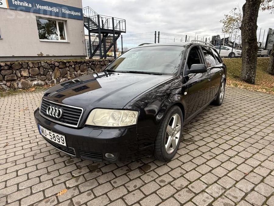 Черный Ауди А6 2002 в Цесис, объемом двигателя 2.50 л и пробегом 320 тыс. км за 1450 €, фото 1 на AUTOMOTO.COM.LV