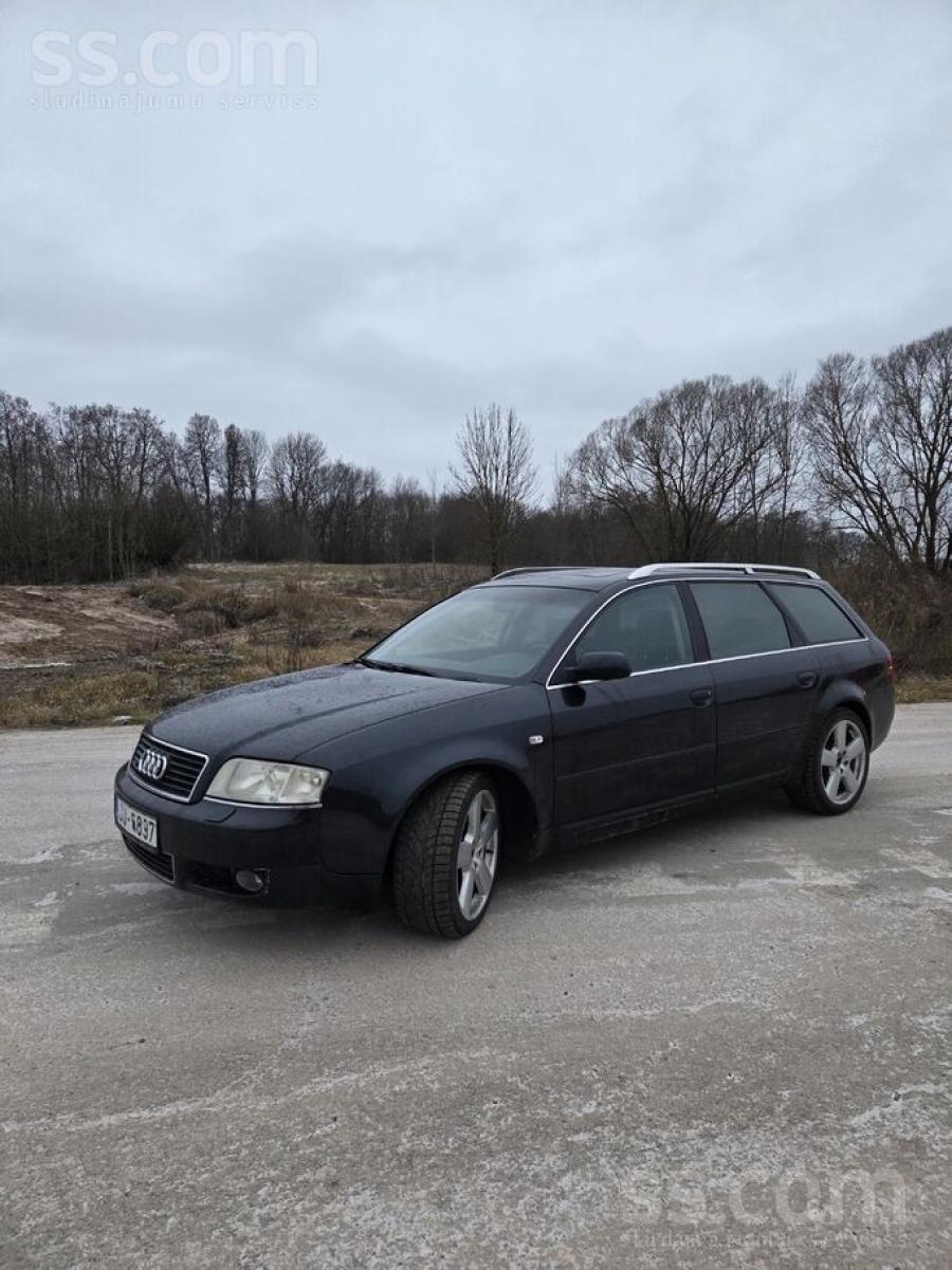Black Audi A6 2003 in Ludza, with an engine capacity of 2.50 L and mileage of 342 thousand km for 1700 €, photo 2 on AUTOMOTO.COM.LV