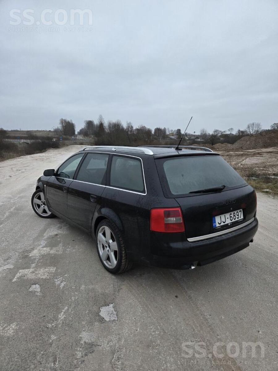 Black Audi A6 2003 in Ludza, with an engine capacity of 2.50 L and mileage of 342 thousand km for 1700 €, photo 3 on AUTOMOTO.COM.LV