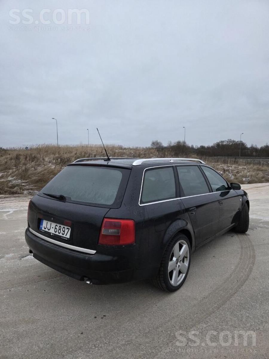 Black Audi A6 2003 in Ludza, with an engine capacity of 2.50 L and mileage of 342 thousand km for 1700 €, photo 4 on AUTOMOTO.COM.LV