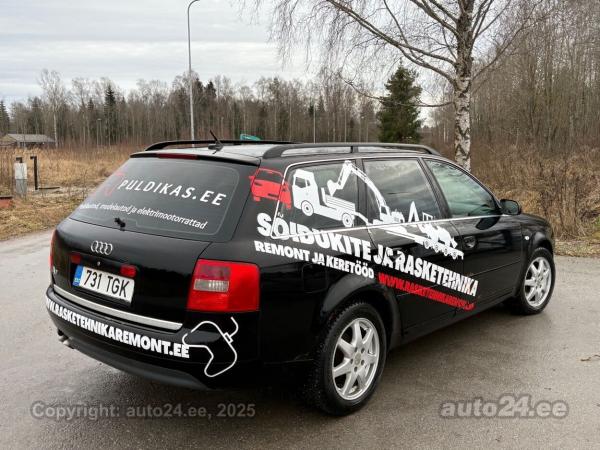 Black Audi A6 2003 in Rapla, with an engine capacity of 1.90 L and mileage of 0 thousand km for 850 €, photo 2 on AUTOMOTO.COM.LV