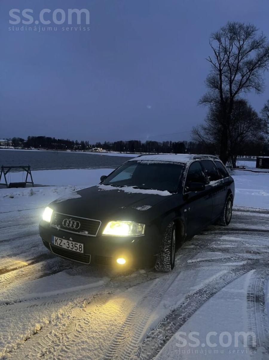Black Audi A6 2003 in Balvi, with an engine capacity of 2.50 L and mileage of 377 thousand km for 2150 €, photo 1 on AUTOMOTO.COM.LV