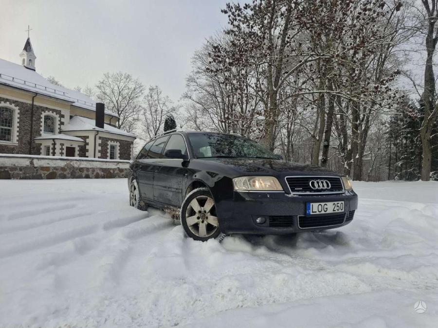 Black Audi A6 2003 in Alytus, with an engine capacity of 2.50 L and mileage of 287 thousand km for 1900 €, photo 2 on AUTOMOTO.COM.LV