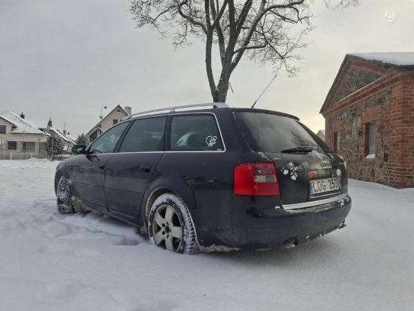 Black Audi A6 2003 in Alytus, with an engine capacity of 2.50 L and mileage of 287 thousand km for 1895 €, photo 4 on AUTOMOTO.COM.LV