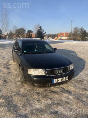 Black Audi A6 2003 in Daugavpils, with an engine capacity of 2.50 L and mileage of 396 thousand km for 1250 €, photo 2 on AUTOMOTO.COM.LV
