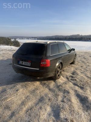 Black Audi A6 2003 in Daugavpils, with an engine capacity of 2.50 L and mileage of 396 thousand km for 1250 €, photo 3 on AUTOMOTO.COM.LV