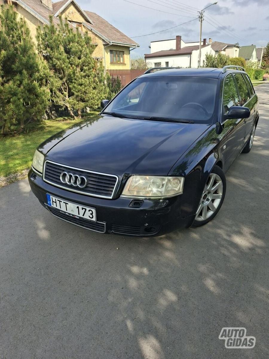 Black Audi A6 2003 in Siauliai, with an engine capacity of 2.50 L and mileage of 320 thousand km for 780 €, photo 1 on AUTOMOTO.COM.LV