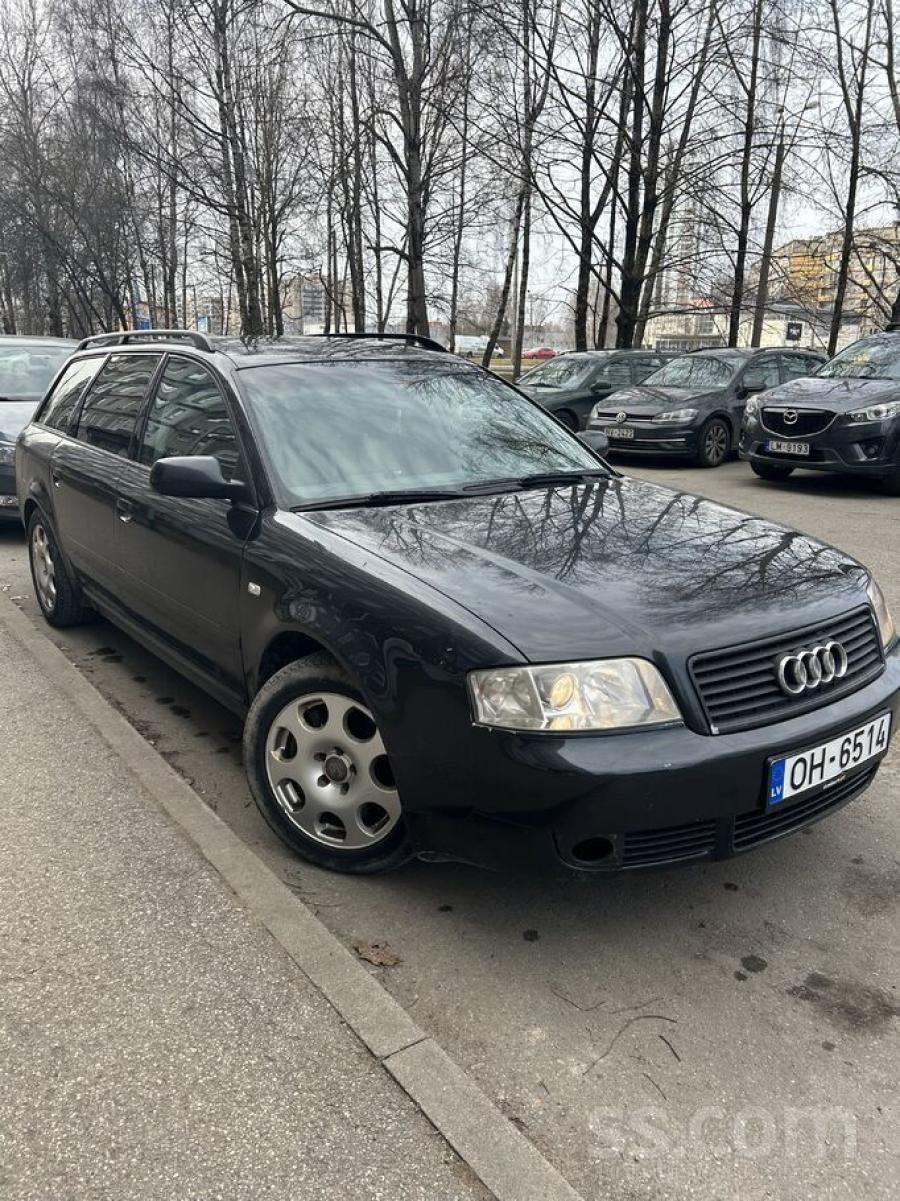 Черный Ауди А6 2003 в Рига, объемом двигателя 2.50 л и пробегом 350 тыс. км за 1500 €, фото 1 на AUTOMOTO.COM.LV