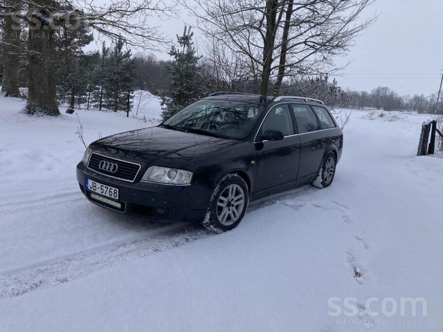 Melns Audi A6 2003 Ventspils, ar dzinēja tilpumu 1.90 L un nobraukumu 428 tūkst. km par 1100 €, foto 1 vietnē AUTOMOTO.COM.LV