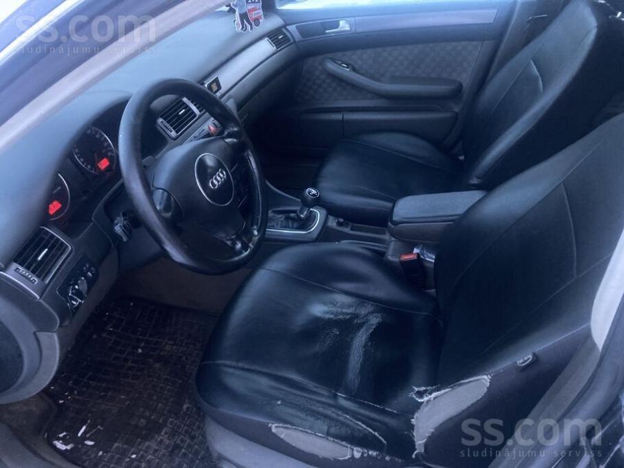 Melns Audi A6 2003 Ventspils, ar dzinēja tilpumu 1.90 L un nobraukumu 428 tūkst. km par 1100 €, foto 6 vietnē AUTOMOTO.COM.LV