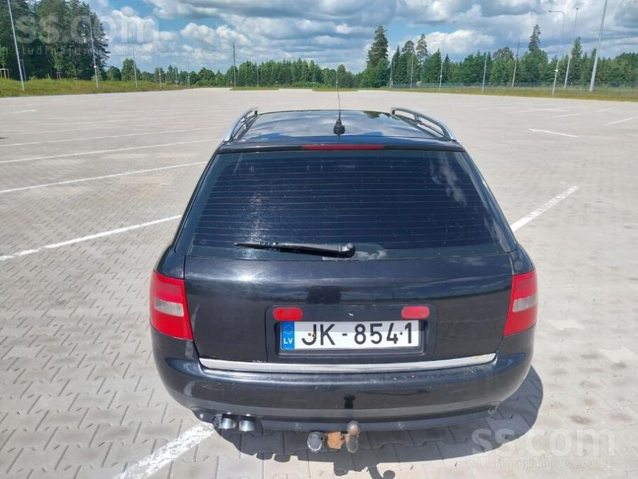 Черный Ауди А6 2003 в Валмиера, объемом двигателя 1.90 л и пробегом 320 тыс. км за 1350 €, фото 6 на AUTOMOTO.COM.LV