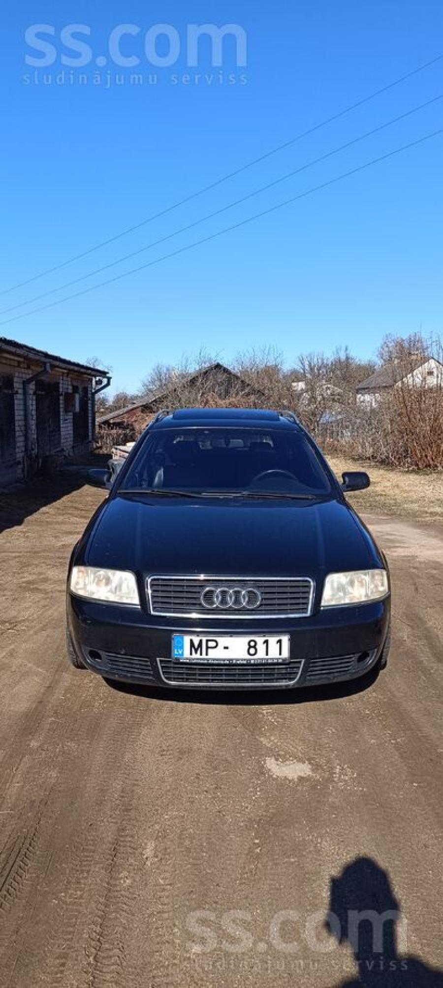 Black Audi A6 2003 in Valmiera, with an engine capacity of 2.50 L and mileage of 335 thousand km for 2150 €, photo 4 on AUTOMOTO.COM.LV