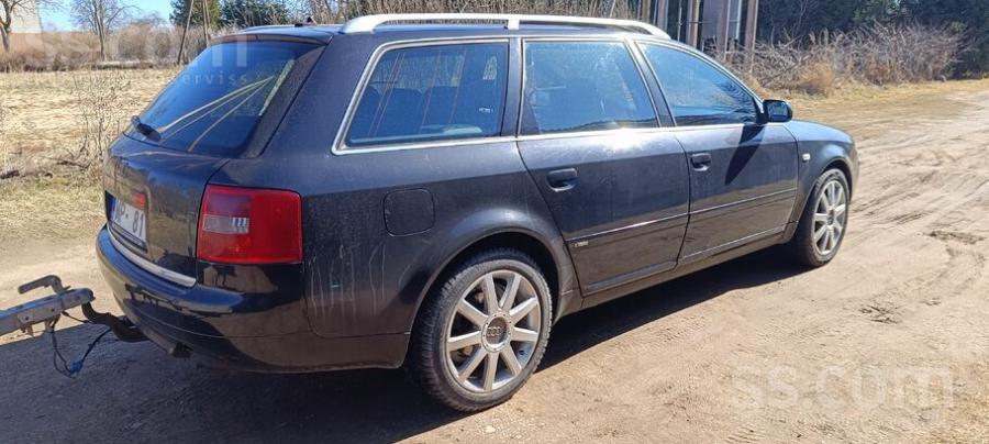 Black Audi A6 2003 in Valmiera, with an engine capacity of 2.50 L and mileage of 335 thousand km for 2150 €, photo 6 on AUTOMOTO.COM.LV