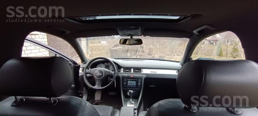 Black Audi A6 2003 in Valmiera, with an engine capacity of 2.50 L and mileage of 335 thousand km for 2150 €, photo 9 on AUTOMOTO.COM.LV