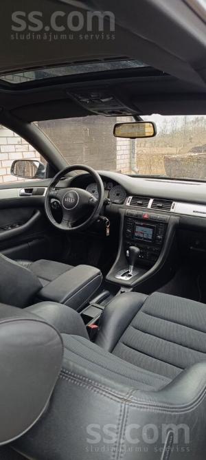 Black Audi A6 2003 in Valmiera, with an engine capacity of 2.50 L and mileage of 335 thousand km for 2150 €, photo 10 on AUTOMOTO.COM.LV