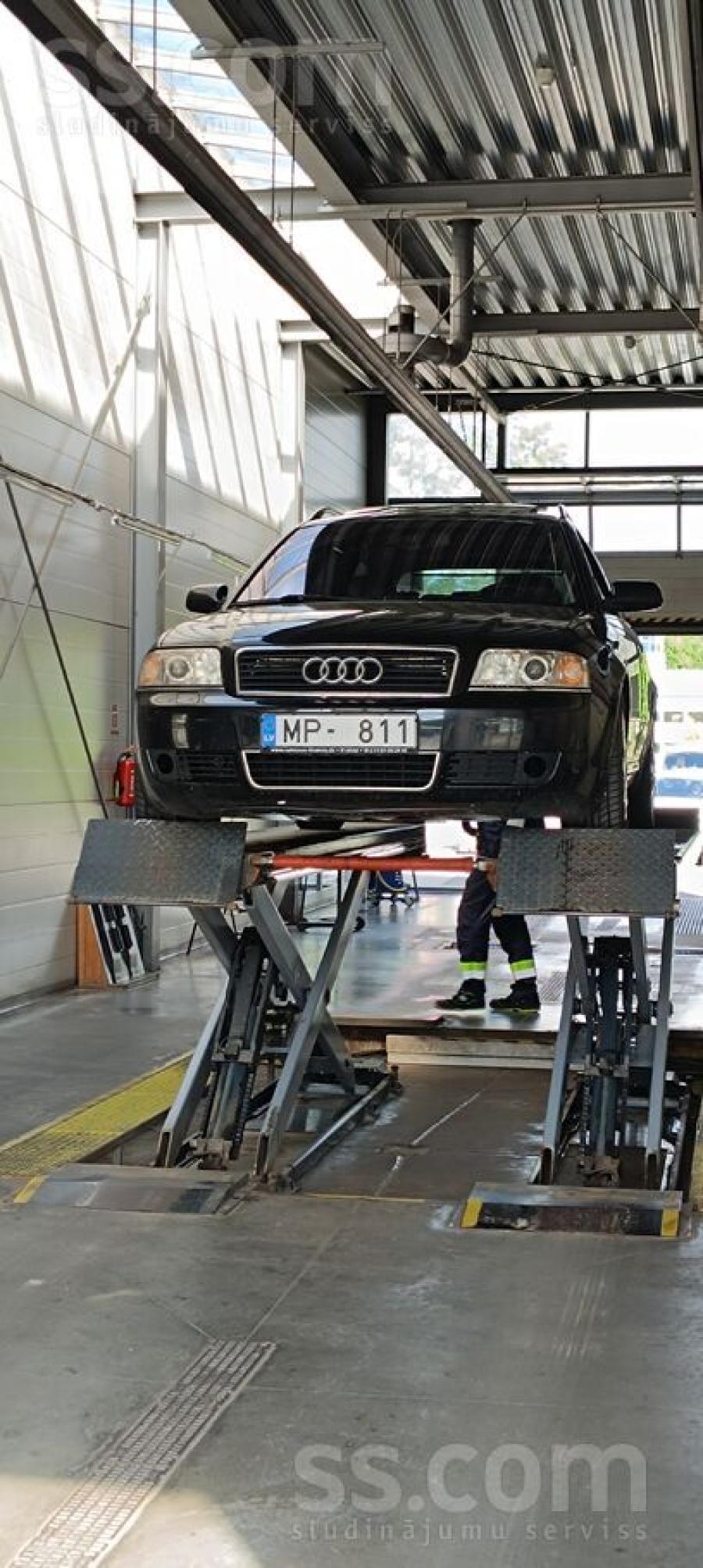 Black Audi A6 2003 in Valmiera, with an engine capacity of 2.50 L and mileage of 335 thousand km for 2150 €, photo 14 on AUTOMOTO.COM.LV