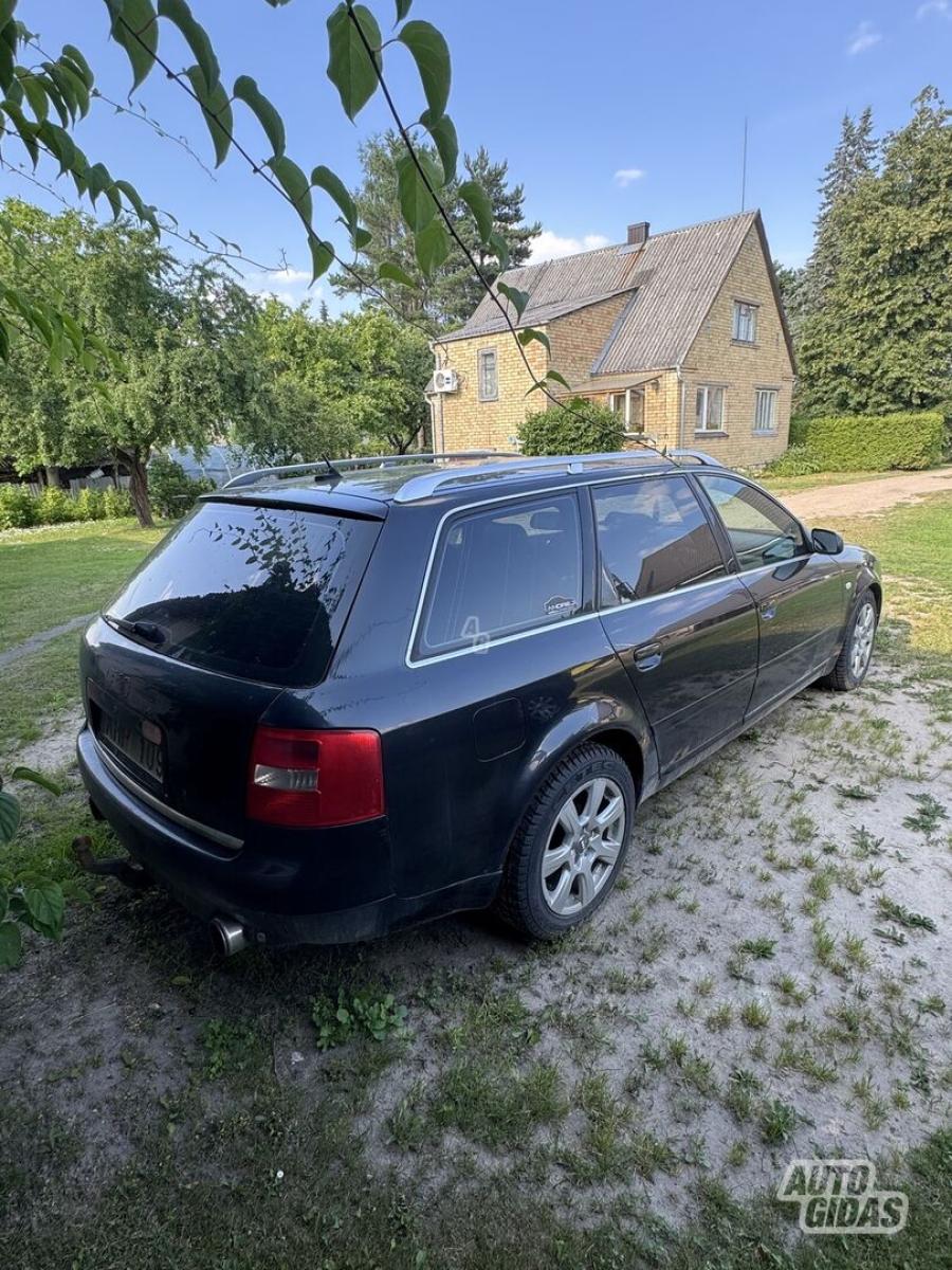 Melns Audi A6 2003 Panevēža, ar dzinēja tilpumu 2.50 L un nobraukumu 440 tūkst. km par 1600 €, foto 5 vietnē AUTOMOTO.COM.LV