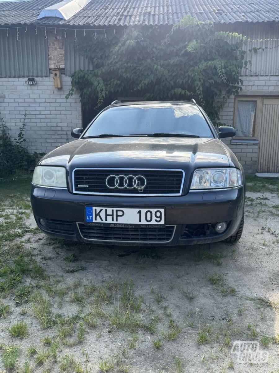 Melns Audi A6 2003 Panevēža, ar dzinēja tilpumu 2.50 L un nobraukumu 440 tūkst. km par 1600 €, foto 6 vietnē AUTOMOTO.COM.LV