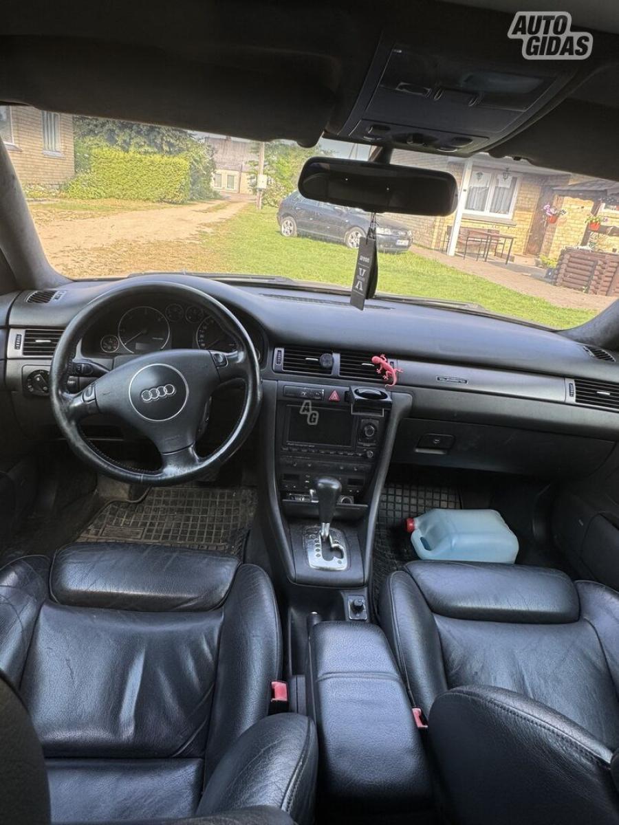Melns Audi A6 2003 Panevēža, ar dzinēja tilpumu 2.50 L un nobraukumu 440 tūkst. km par 1600 €, foto 8 vietnē AUTOMOTO.COM.LV