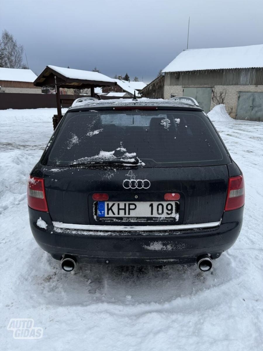 Melns Audi A6 2003 Panevēža, ar dzinēja tilpumu 2.50 L un nobraukumu 440 tūkst. km par 1600 €, foto 18 vietnē AUTOMOTO.COM.LV
