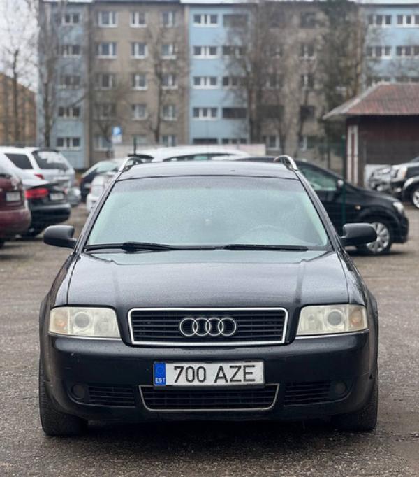 Black Audi A6 2003 in Narva, with an engine capacity of 2.50 L and mileage of 430 thousand km for 690 €, photo 2 on AUTOMOTO.COM.LV