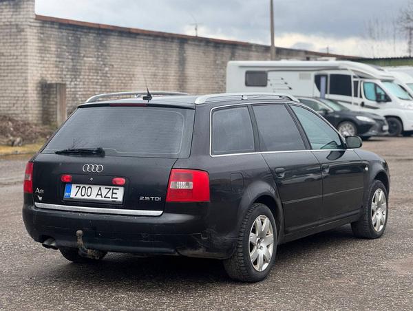 Black Audi A6 2003 in Narva, with an engine capacity of 2.50 L and mileage of 430 thousand km for 690 €, photo 3 on AUTOMOTO.COM.LV