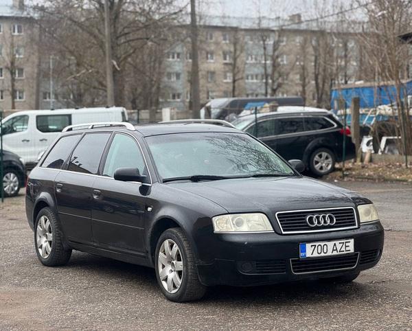 Black Audi A6 2003 in Narva, with an engine capacity of 2.50 L and mileage of 430 thousand km for 690 €, photo 4 on AUTOMOTO.COM.LV