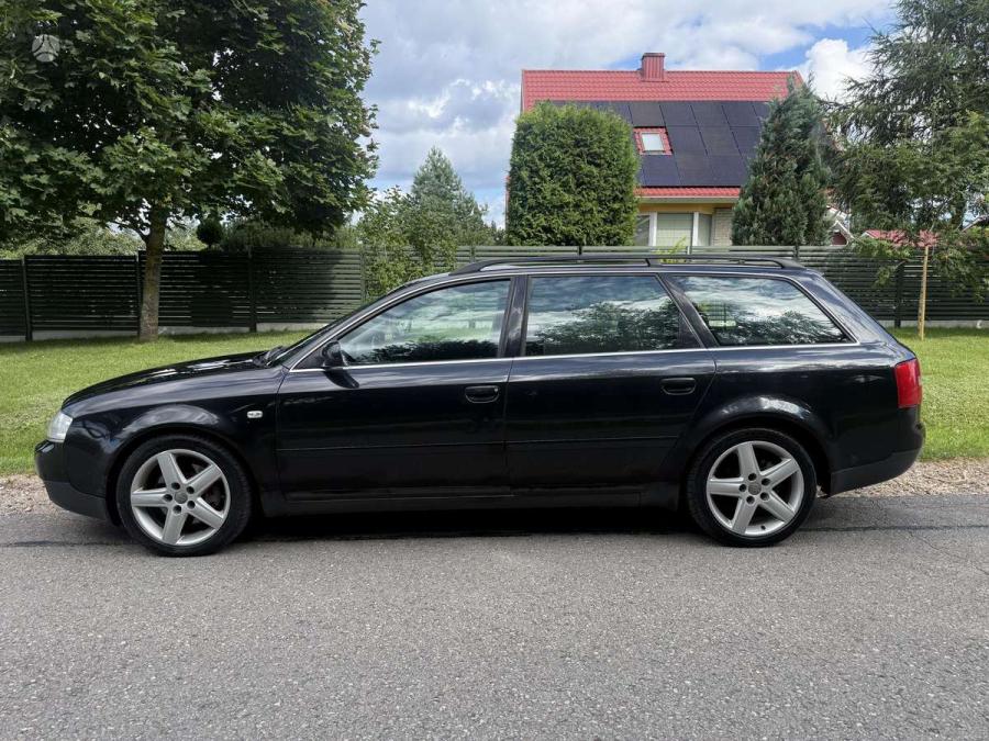 Black Audi A6 2003 in Vilnius, with an engine capacity of 2.50 L and mileage of 365 thousand km for 1950 €, photo 4 on AUTOMOTO.COM.LV