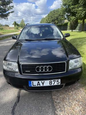 Black Audi A6 2003 in Vilnius, with an engine capacity of 2.50 L and mileage of 365 thousand km for 1950 €, photo 8 on AUTOMOTO.COM.LV