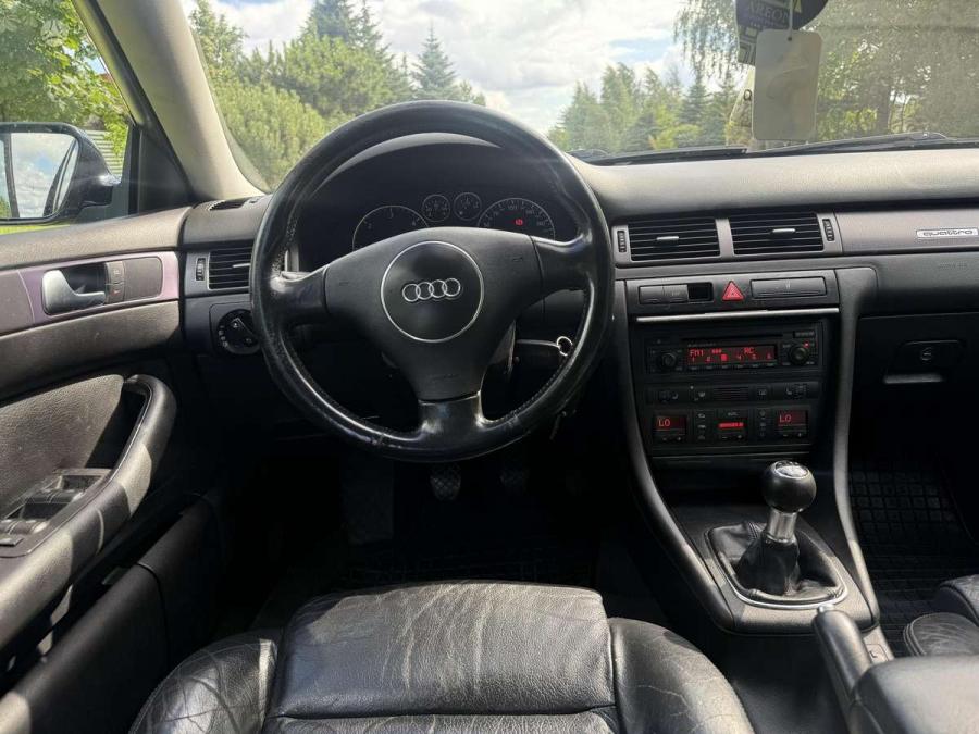 Black Audi A6 2003 in Vilnius, with an engine capacity of 2.50 L and mileage of 365 thousand km for 1950 €, photo 15 on AUTOMOTO.COM.LV