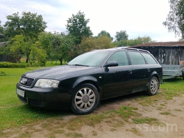 Черный Ауди А6 2003 в Гулбене, объемом двигателя 2.50 л и пробегом 330 тыс. км за 1100 €, фото 1 на AUTOMOTO.COM.LV