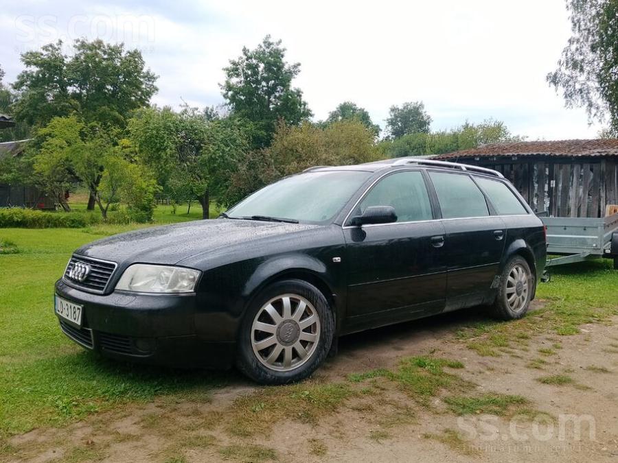 Melns Audi A6 2003 Gulbene, ar dzinēja tilpumu 2.50 L un nobraukumu 330 tūkst. km par 1100 €, foto 1 vietnē AUTOMOTO.COM.LV
