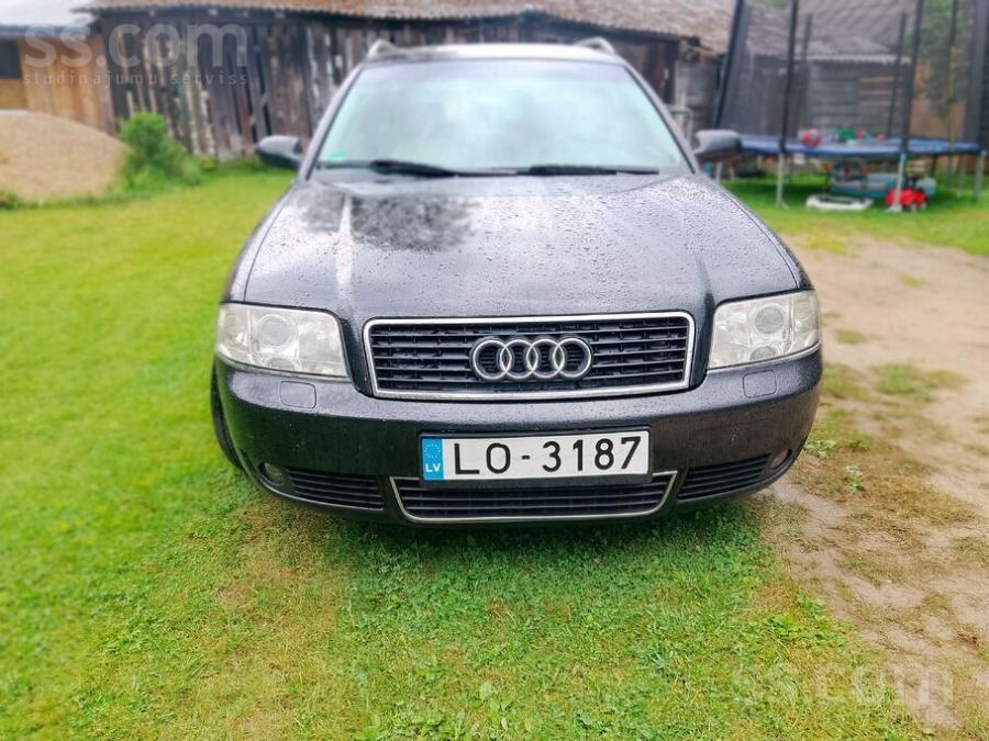 Melns Audi A6 2003 Gulbene, ar dzinēja tilpumu 2.50 L un nobraukumu 330 tūkst. km par 1100 €, foto 3 vietnē AUTOMOTO.COM.LV