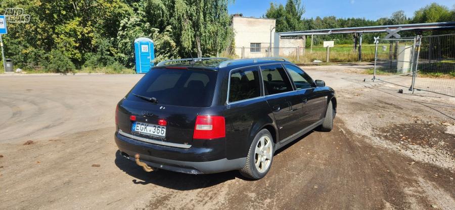Black Audi A6 2003 in Kaunas, with an engine capacity of 2.50 L and mileage of 394 thousand km for 800 €, photo 4 on AUTOMOTO.COM.LV