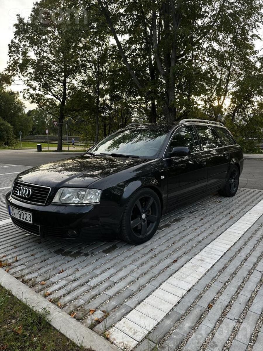 Black Audi A6 2003 in Cesis, with an engine capacity of 2.50 L and mileage of 372 thousand km for 1800 €, photo 3 on AUTOMOTO.COM.LV