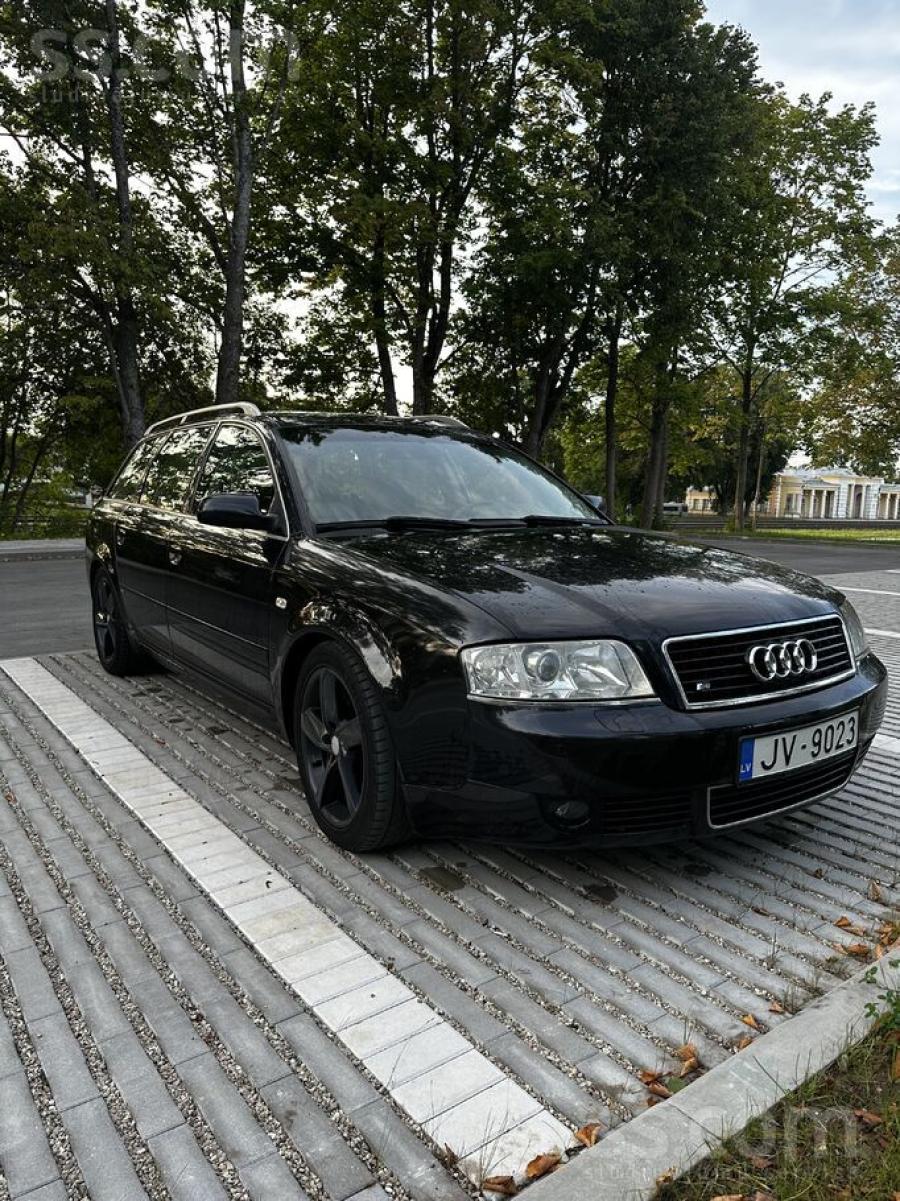 Black Audi A6 2003 in Cesis, with an engine capacity of 2.50 L and mileage of 372 thousand km for 1800 €, photo 4 on AUTOMOTO.COM.LV