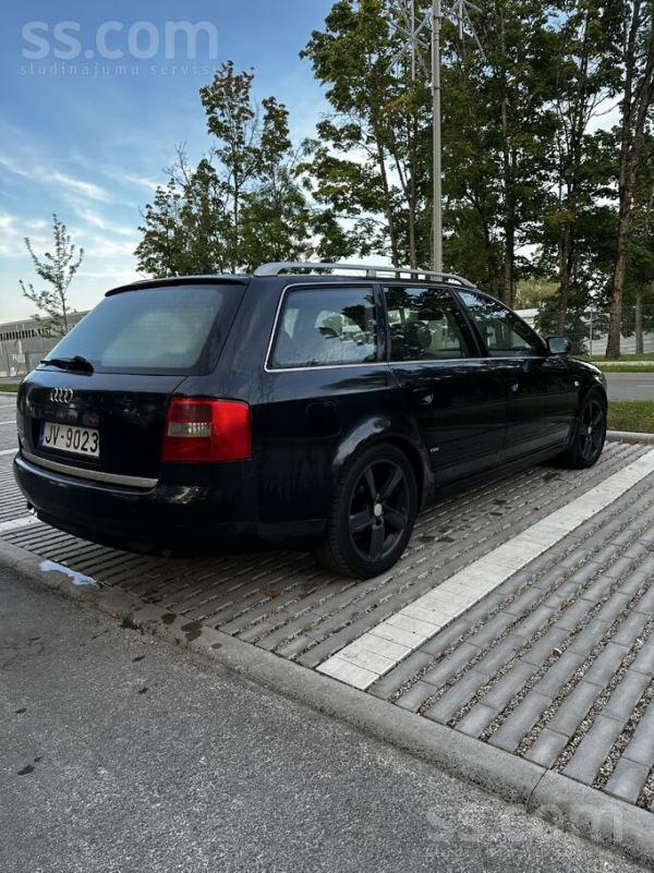 Black Audi A6 2003 in Cesis, with an engine capacity of 2.50 L and mileage of 372 thousand km for 1800 €, photo 5 on AUTOMOTO.COM.LV