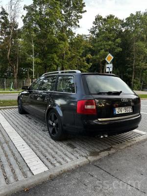 Black Audi A6 2003 in Cesis, with an engine capacity of 2.50 L and mileage of 372 thousand km for 1800 €, photo 6 on AUTOMOTO.COM.LV