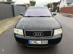 Black Audi A6 2003 in Kaunas, with an engine capacity of 2.50 L and mileage of 321 thousand km for 1390 €, photo 4 on AUTOMOTO.COM.LV