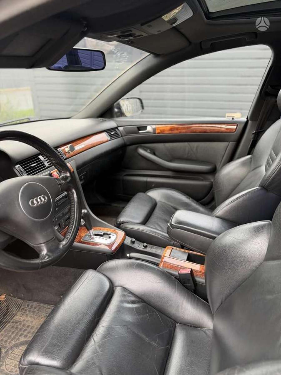 Black Audi A6 2003 in Kaunas, with an engine capacity of 2.50 L and mileage of 321 thousand km for 1390 €, photo 15 on AUTOMOTO.COM.LV